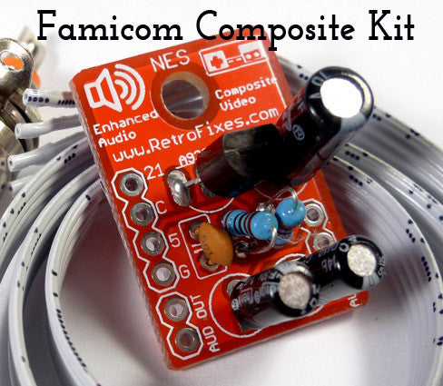 Original Nintendo Famicom AV Composite Upgrade Kit – RetroFixes