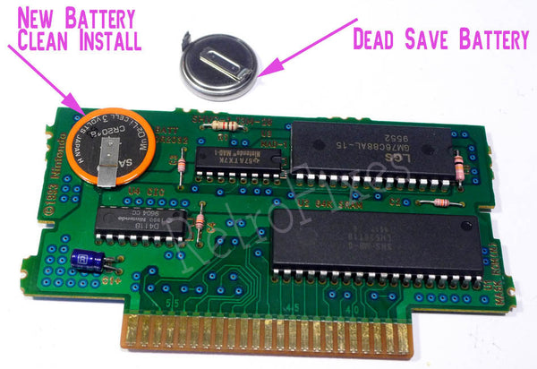 Game Save Battery Install Service SNES NES SEGA GameBoy – RetroFixes