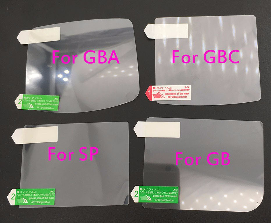 GameBoy Screen Protectors GBP,GBA,GBC,DMG - RetroFixes LLC